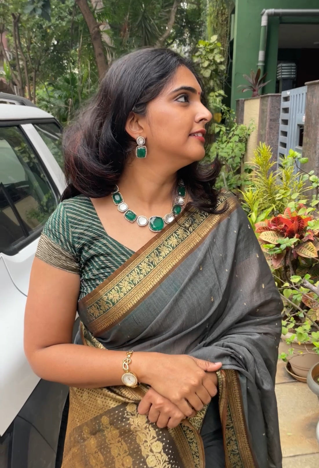 Viva Green Necklace Set – SumehaBling