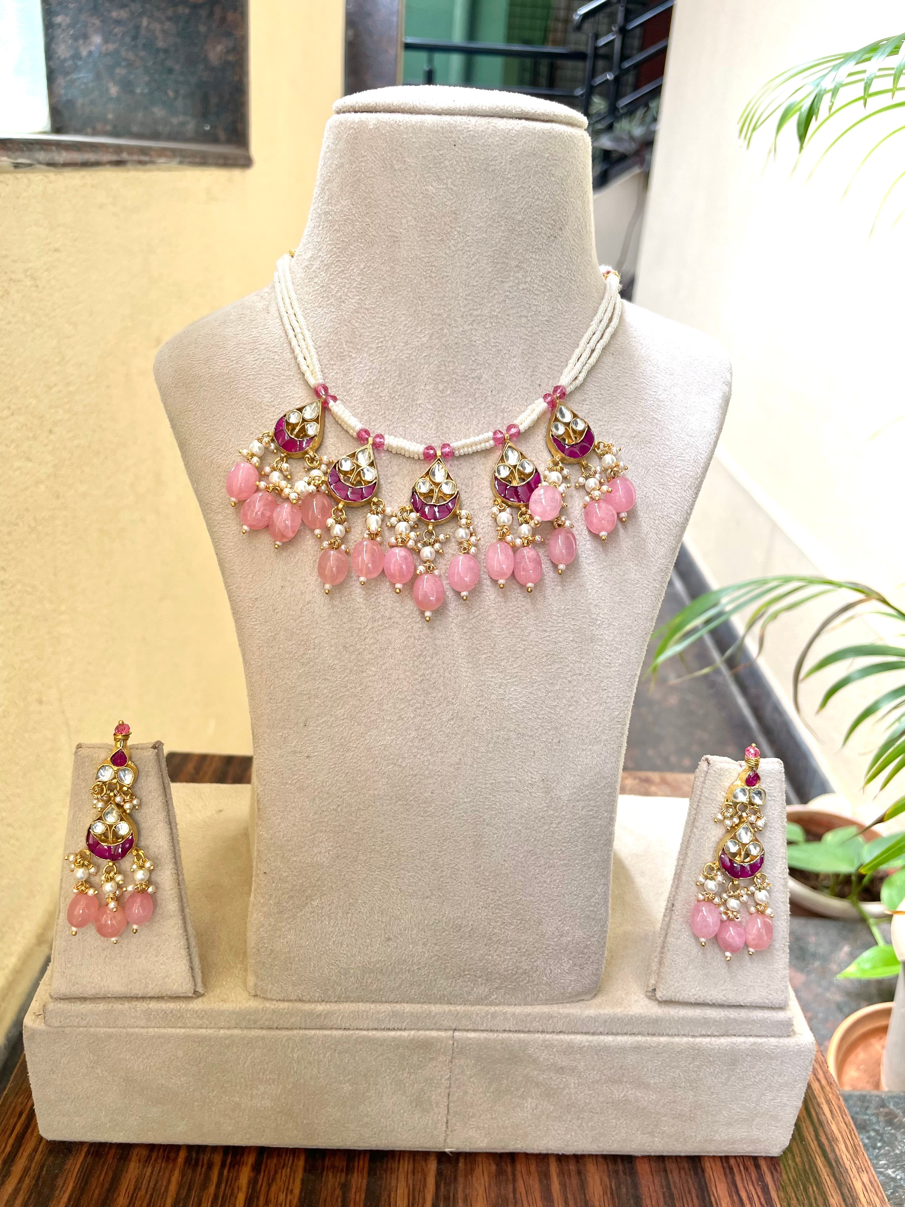 Aaradhaya Pastel Choker set – Sumehabling